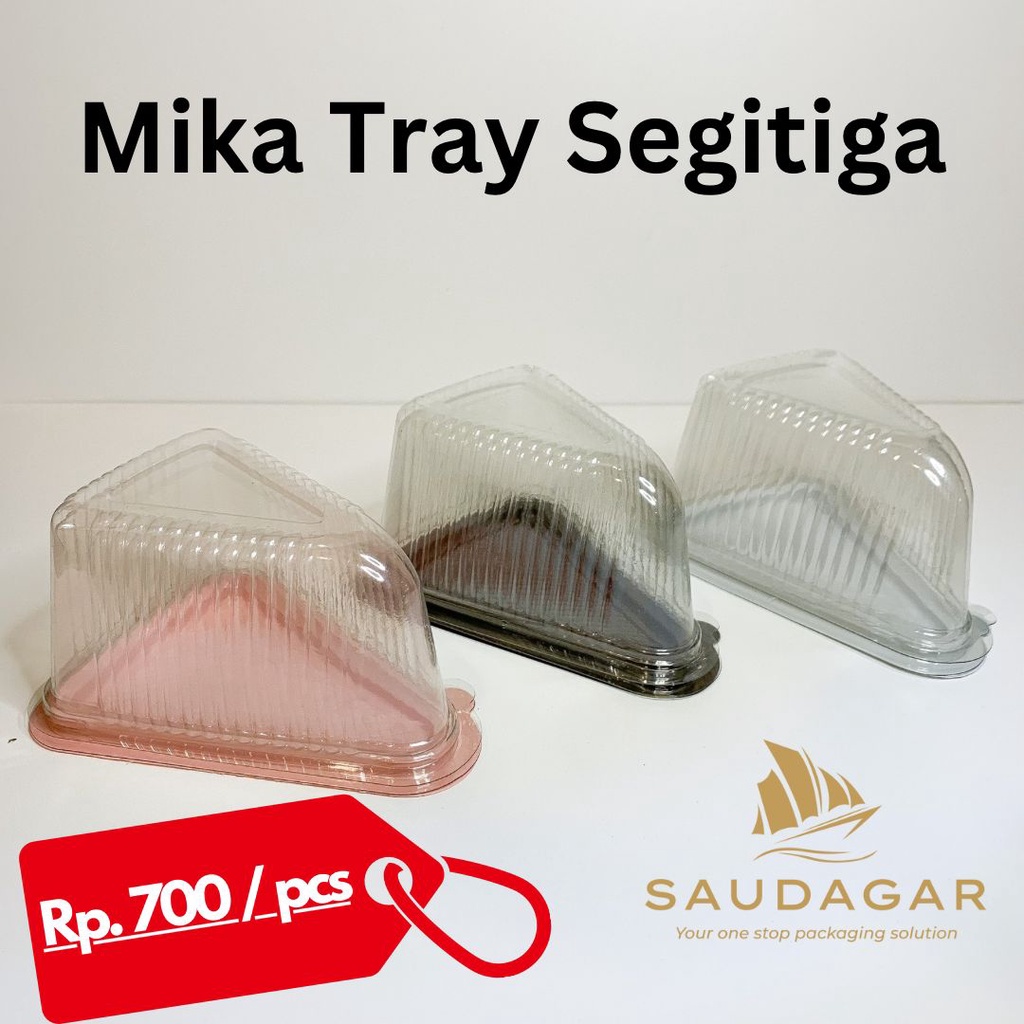 Jual Mika Kue Tart Segitiga / Tray Slice Cake Segitiga | Shopee Indonesia