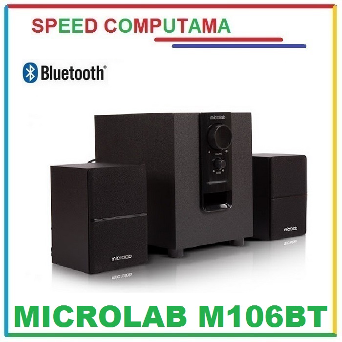 Jual Microlab M106BT 10 Watt RMS Multimedia Bluetooth Speaker Komputer | Shopee Indonesia