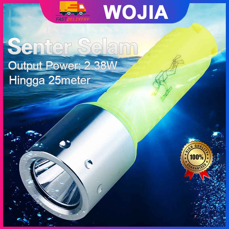Jual Senter Selam Diving ANTI AIR / LIGHT DIVING FLASHLIGHT CREE W2 LED | Shopee Indonesia