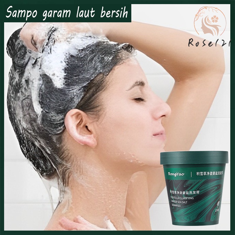 Jual Sampo anti ketombe sampo garam laut bersih Shampo anti rontok 250g Kontrol minyak yang ...