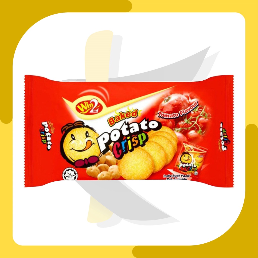 Jual Snack Import | WIN2 / Win Win Baked Potato Crisp Tomato Snack ...