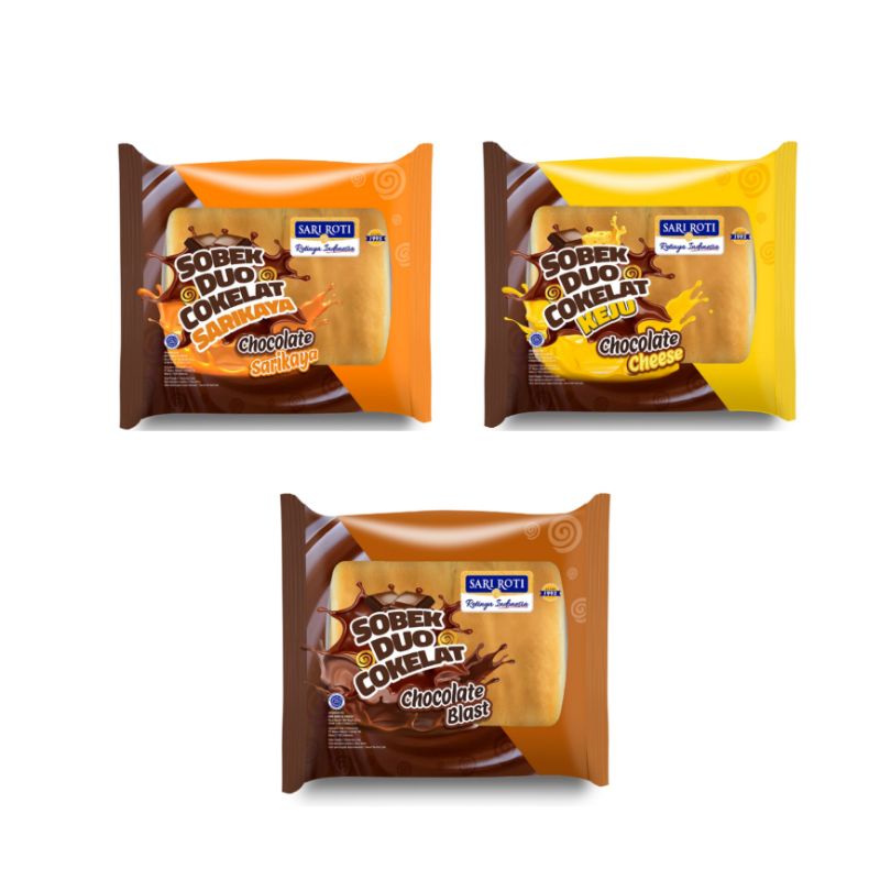 Jual SARI ROTI Roti Sobek Duo Cokelat 114 g | Shopee Indonesia
