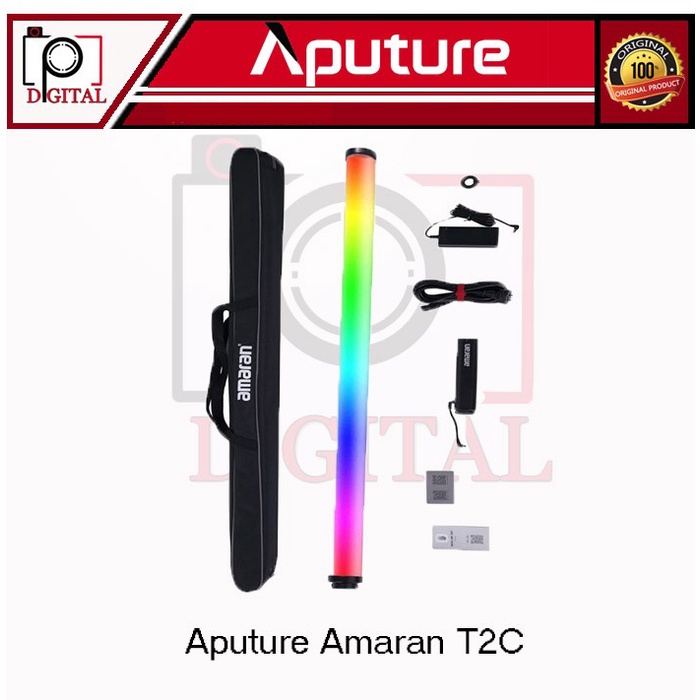 Jual Aputure Amaran T2C / T2 C RGBWW LED Tube Light with Battery Grip ...