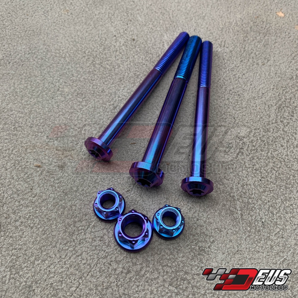 Jual Baut Mur Titanium Dudukan Mesin Ninja RR ZX Old New / Engine ...