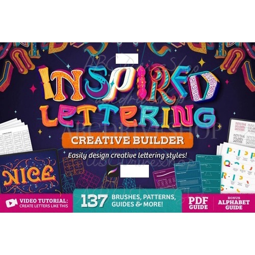 Jual Procreate Brush - Inspired Lettering Builder | Shopee Indonesia