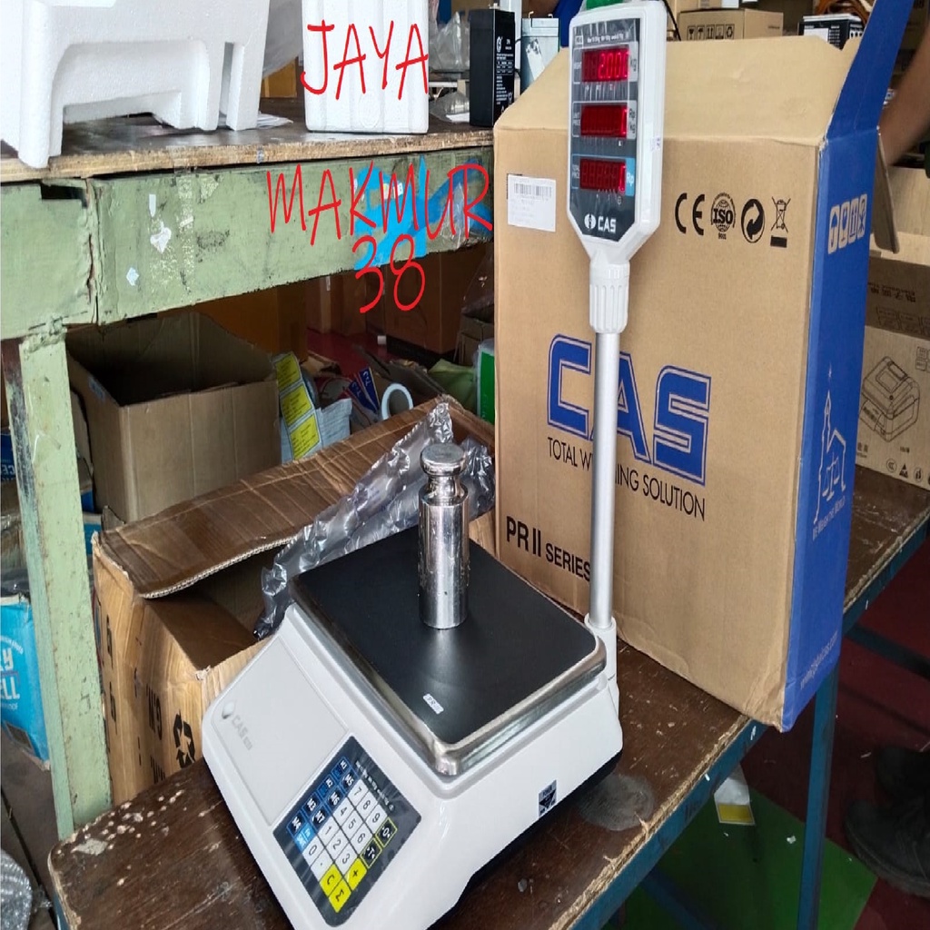 Jual Timbangan CAS PR-II Price Computing kap 30kg | Shopee Indonesia