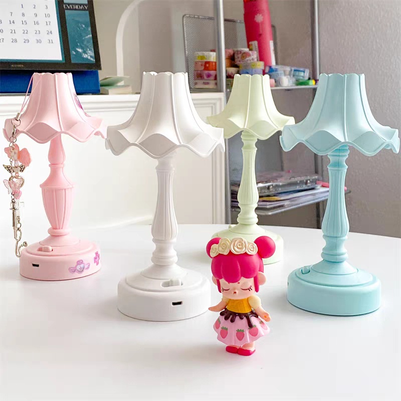 Jual Korea Flower Table Lamp Night Aesthetic Lamp Lampu Tidur Aesthetik ...