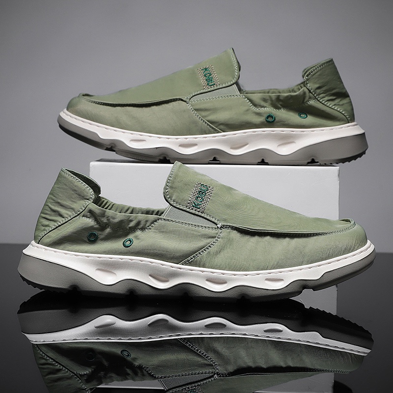 Jual COD Kekinian Tahan Air Waterproof Ringan Sepatu Pantofel Kanvas ...