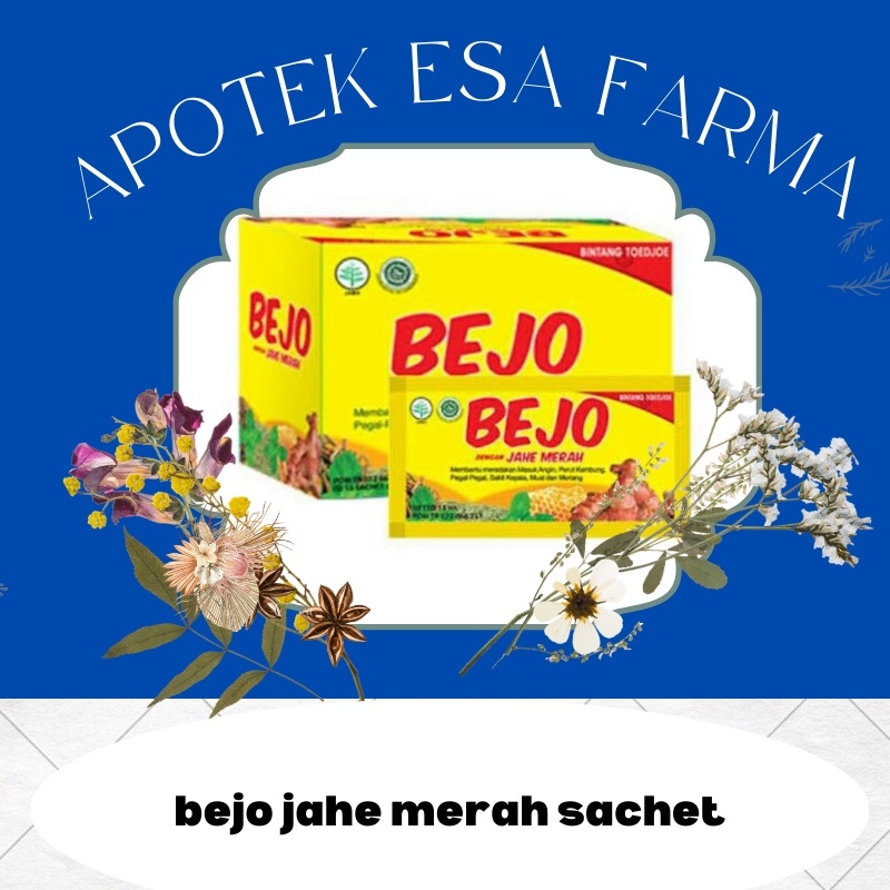 Jual Jamu Bejo (Bintang Toedjoe) dengan Jahe Merah per box 12 sachet ...
