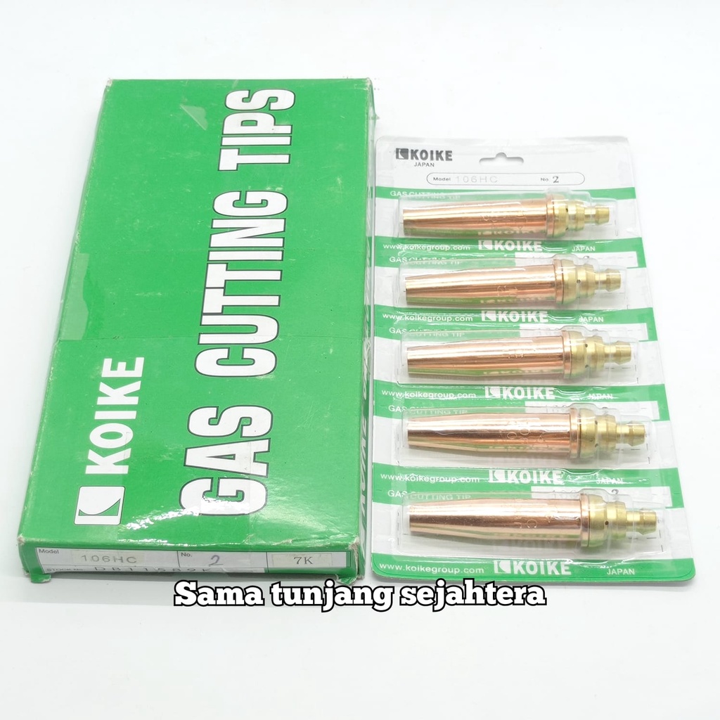 Jual KOIKE CUTTING TIP LPG NO 2 / NOZZLE BLENDER POTONG STRONG 25 ...