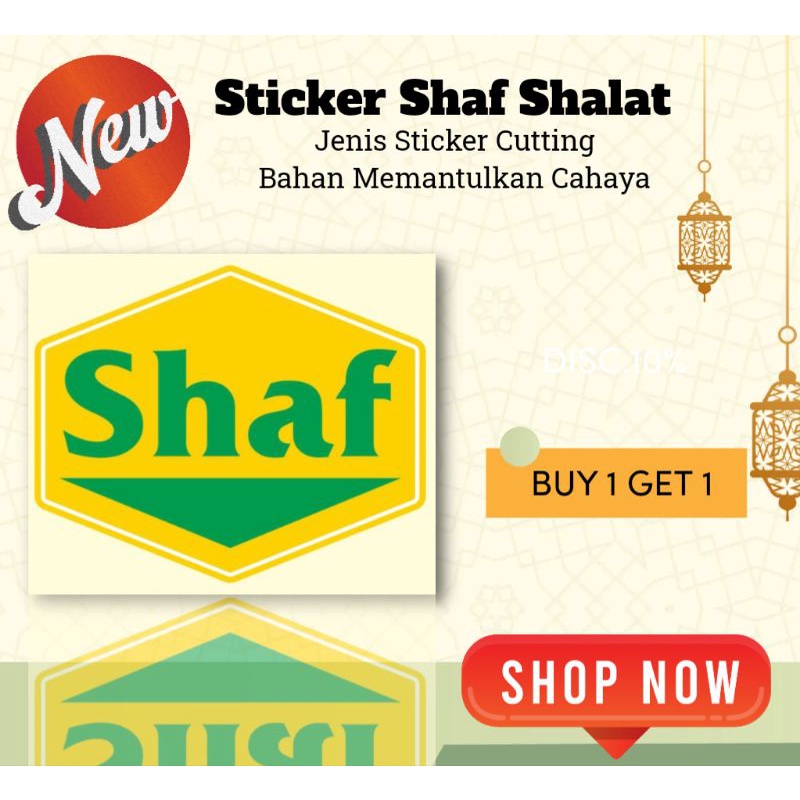 Jual Stiker Shaf Sholat Sticker mushola Sticker islami | Shopee Indonesia
