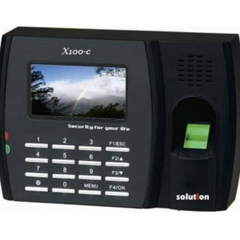 Jual Solution X100C/Mesin Absensi/Finger Print/Mesin Absen | Shopee ...