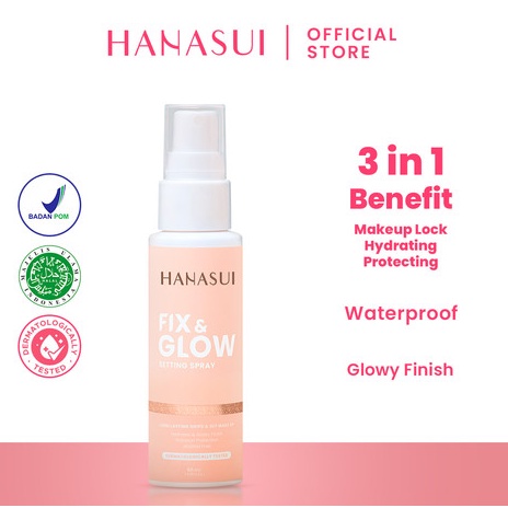 Jual Hanasui Fix & Glow Setting Spray | Shopee Indonesia