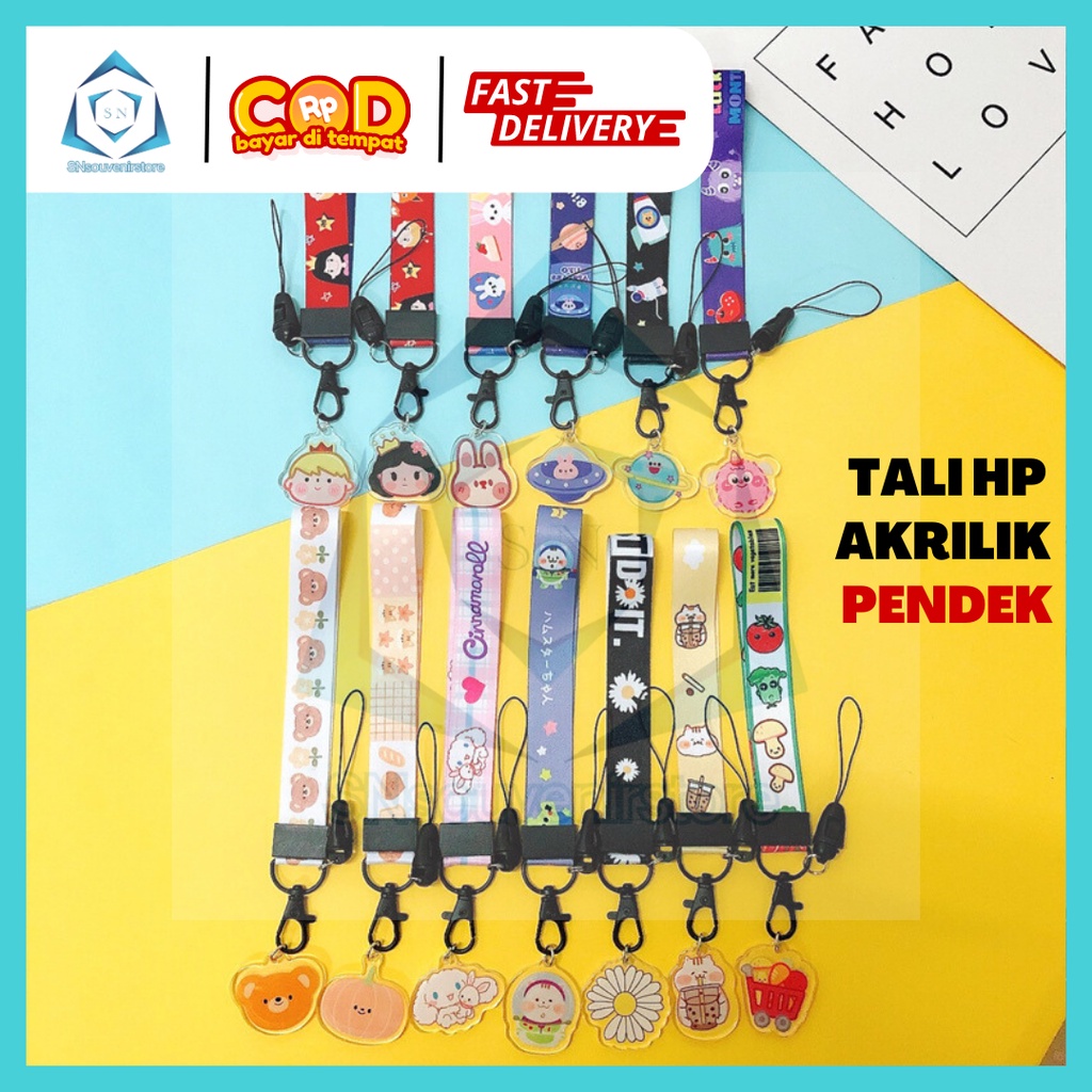 Jual TALI GANTUNGAN HP PENDEK / Tali hp / tali akrilik / tali hp ...
