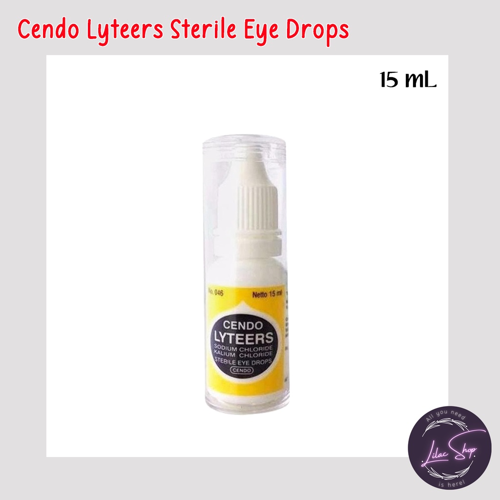 Jual CENDO LYTEERS STERILE EYE DROPS CAIRAN TETES MATA | Shopee Indonesia