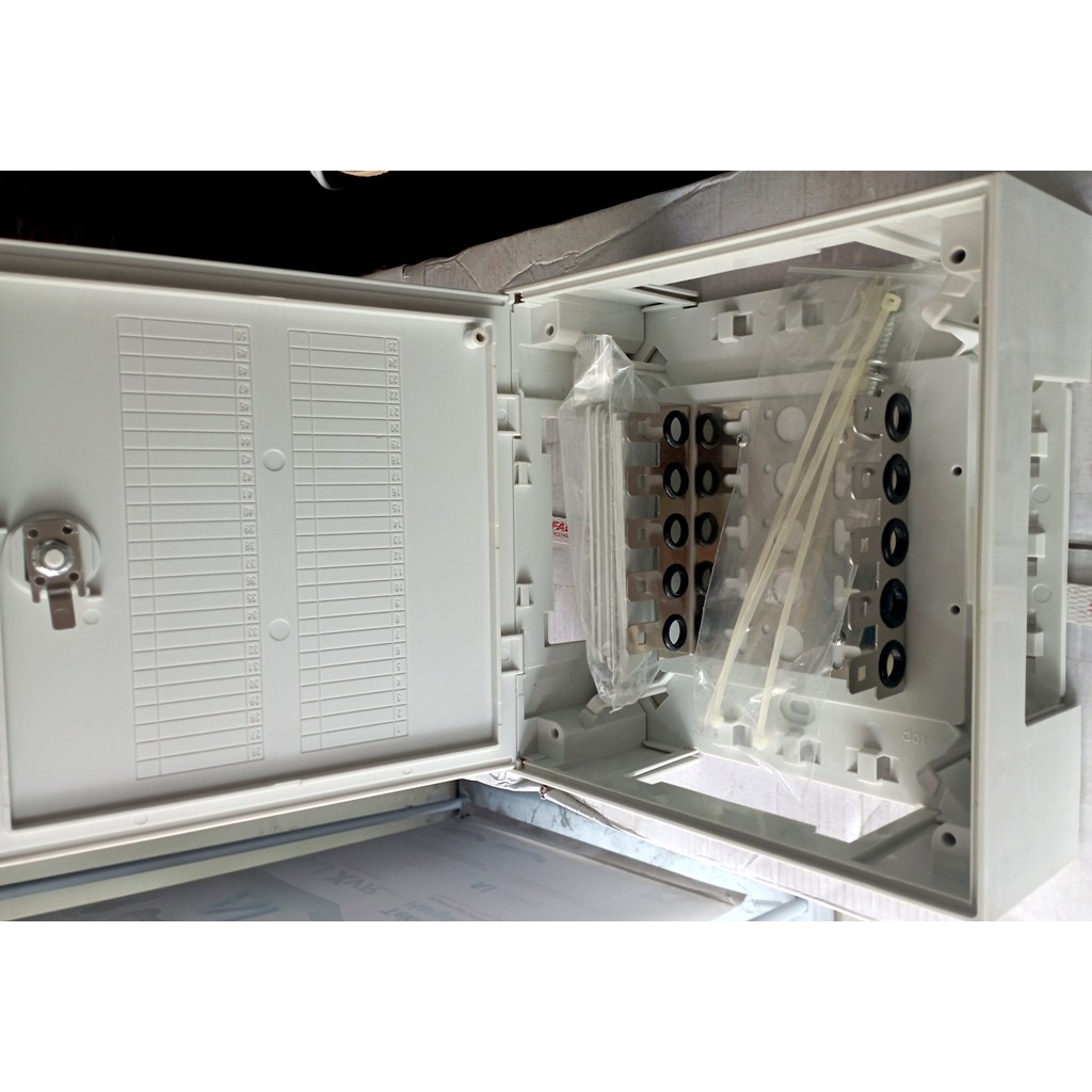 Jual Box Terminal Plastik untuk Telpon / PABX 50 pair & Frame 5 Baris ...