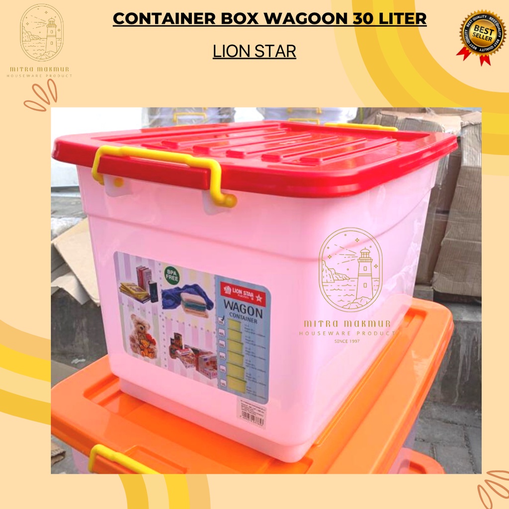 Jual LION STAR Container Box Vigo Wagon 25 30 40 43 50 72 82 100 125 L Kontainer Box Plastik ...