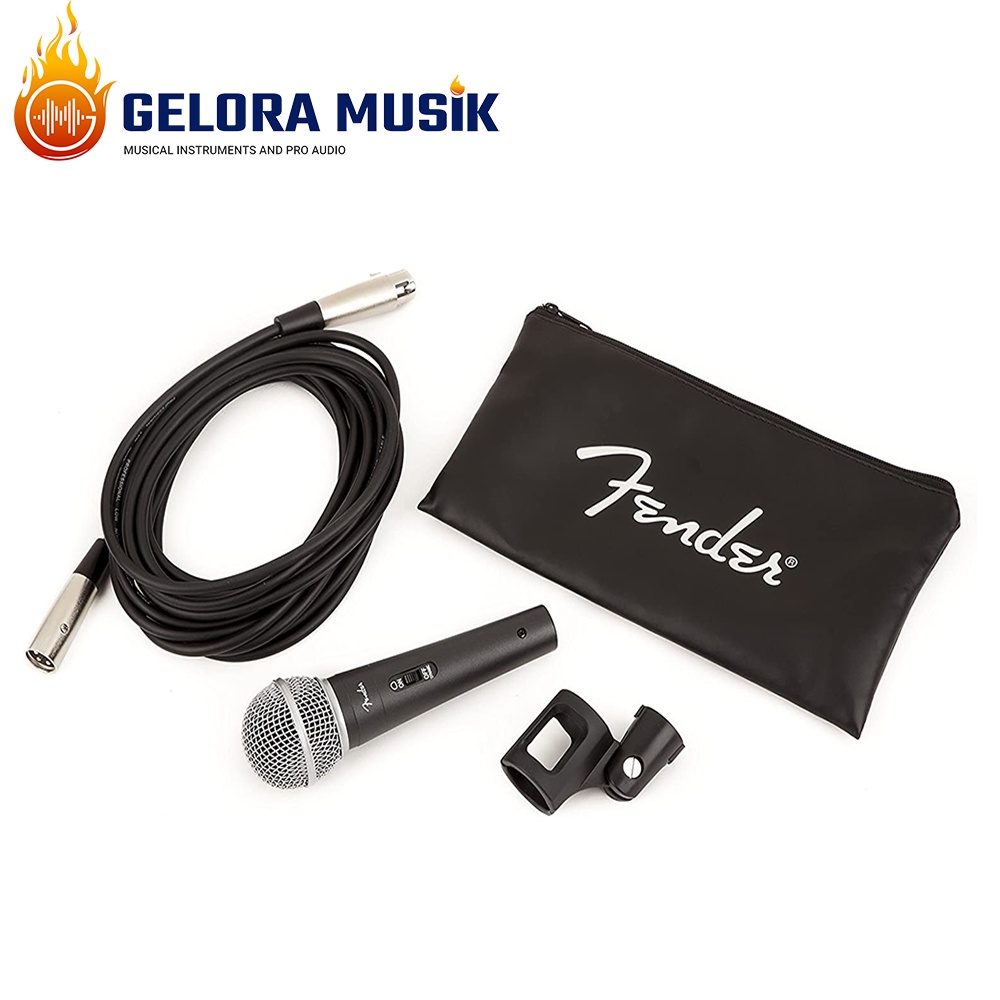 Jual Microphone Kit Fender P52S Dynamic, Black | Shopee Indonesia
