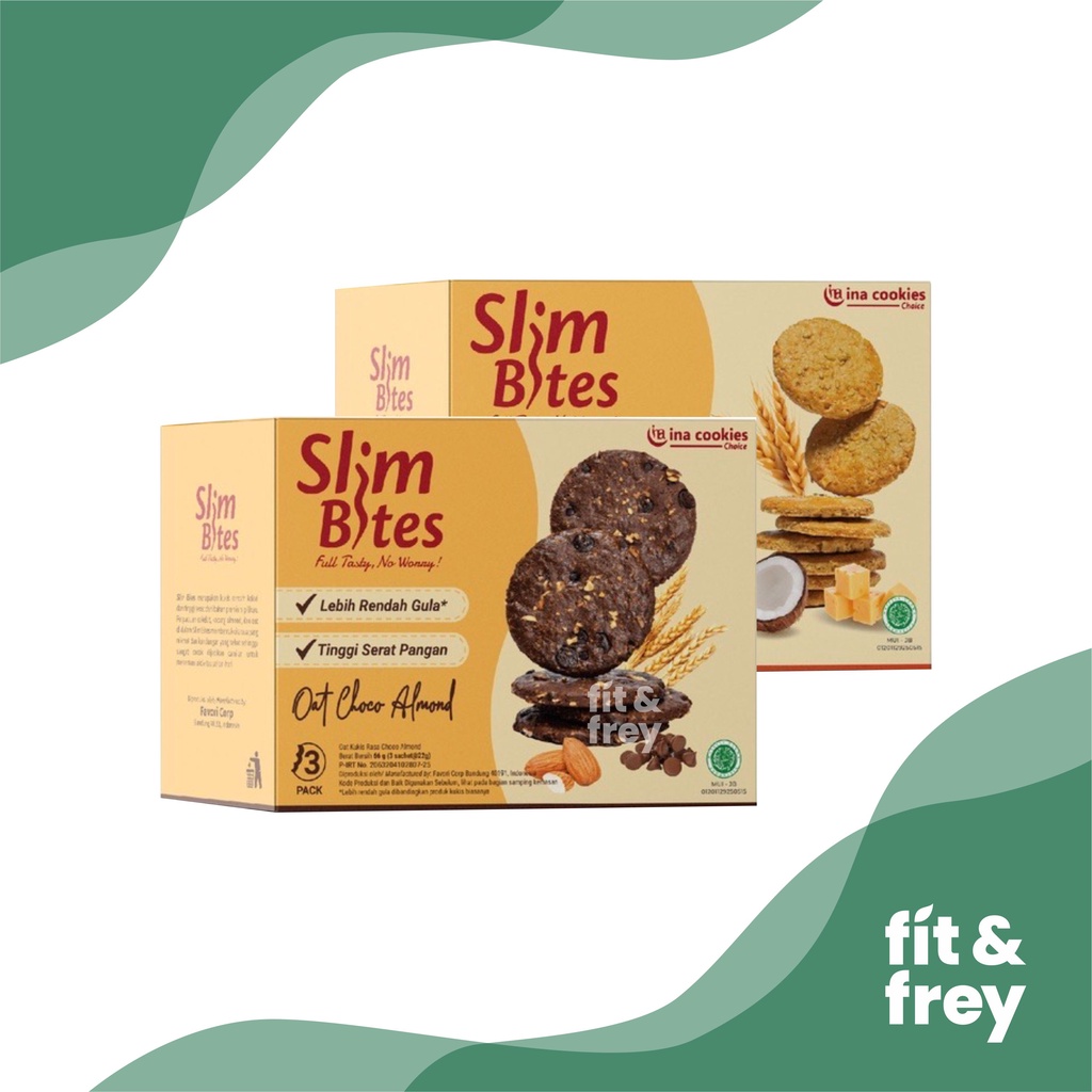 Jual SLIM BITES Cookies - Cemilan Diet - Rendah Gula Tinggi Sehat ...