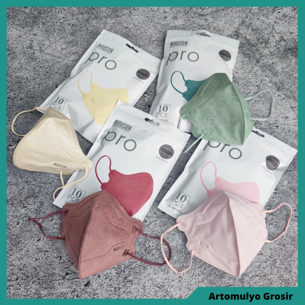 Jual Masker MOUSON PRO KN95 5D 5ply 5 ply isi 10 Pcs KN 95 Face Mask ...