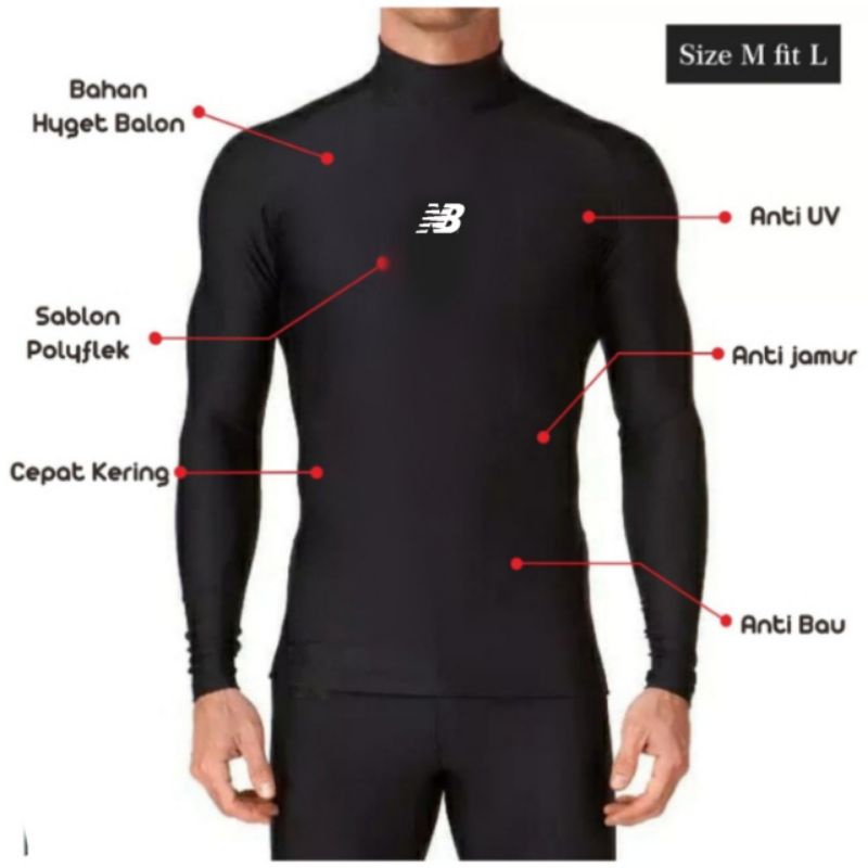 Jual Kaos Baselayer Manset Pria Lengan Panjang Thumbhole Olahraga Pria ... Jual Kaos Baselayer Manset Pria Lengan Panjang Thumbhole Olahraga Pria ...