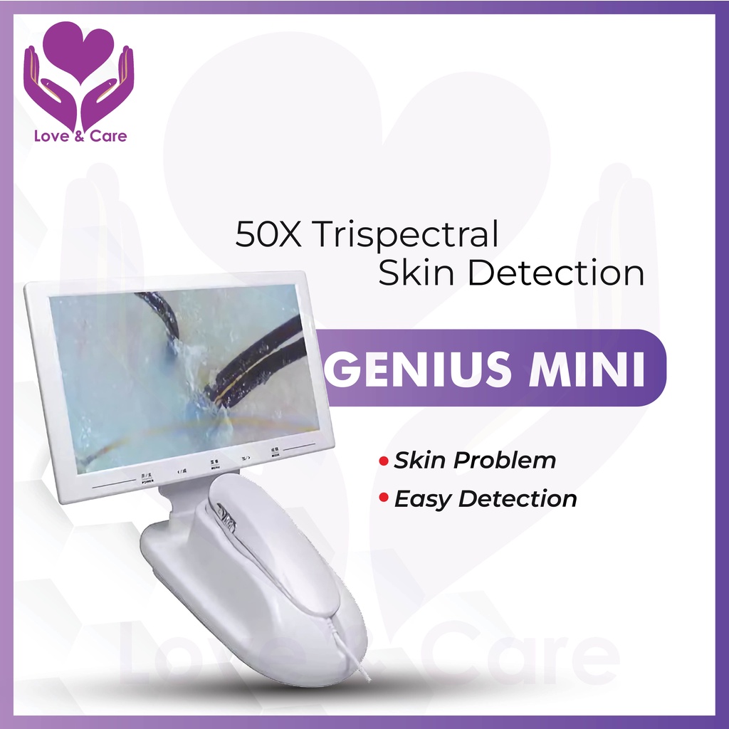 Jual Alat Skin Analyzer Analisis Kulit Wajah GENIUS Mini Kulit Kepala ...