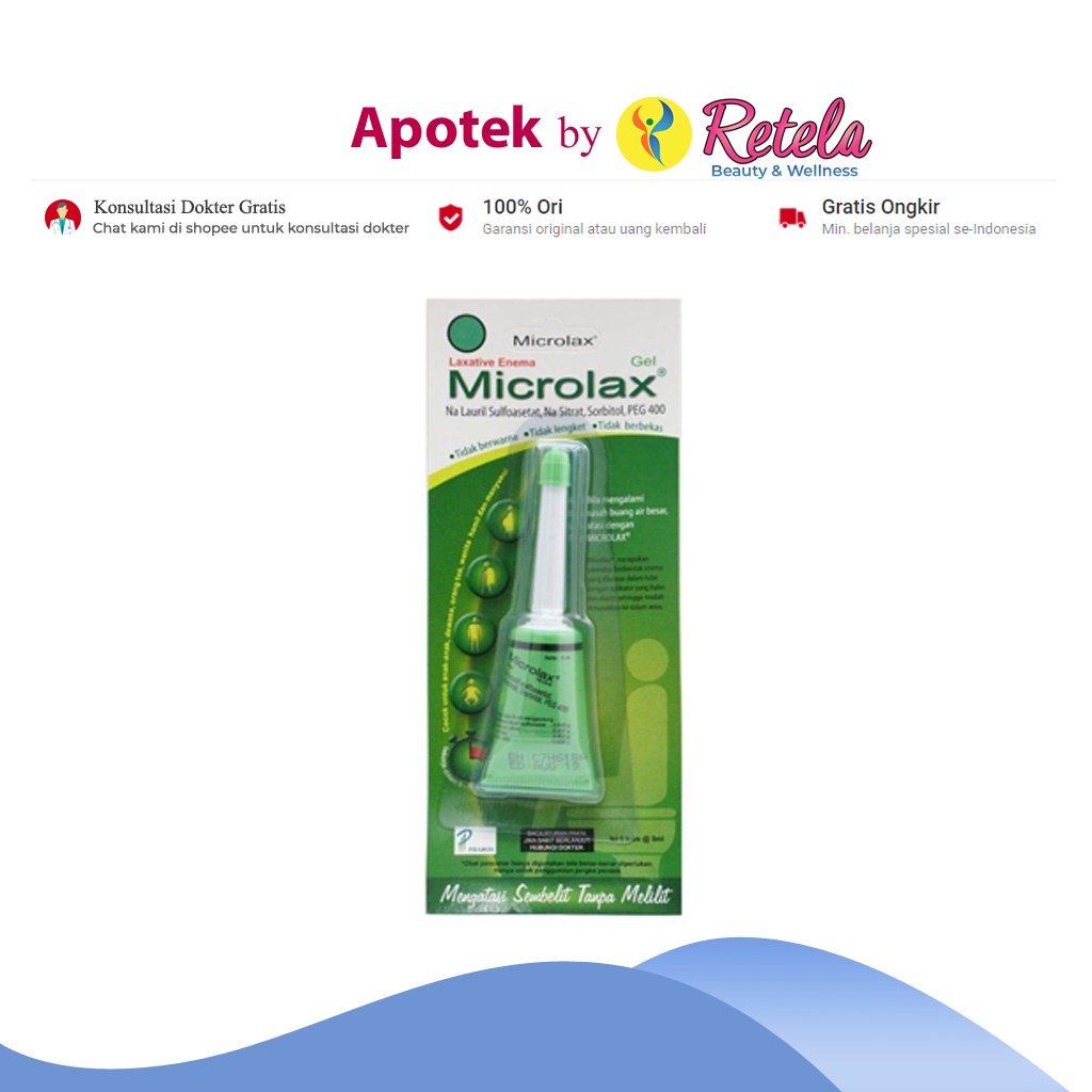 Jual MICROLAX GEL OBAT PENCAHAR 5ML | Shopee Indonesia