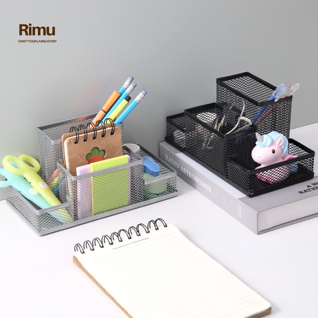 Jual RIMU Basket Tempat Pen Pensil Persegi Alat Tulis Pensil Memo ...