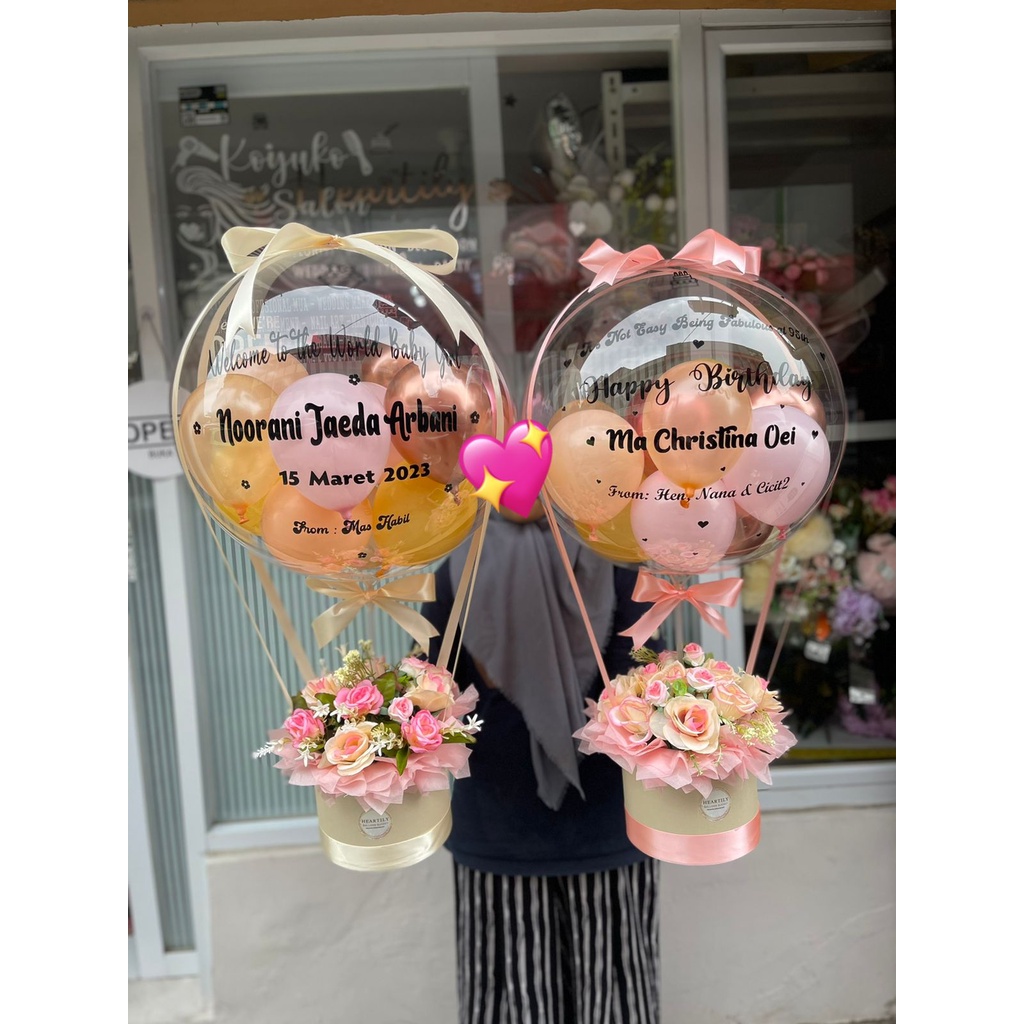 Jual HAIKARL [READY JAKARTA 1HARI JADI] Buket Balon XL Balloon Bucket ...