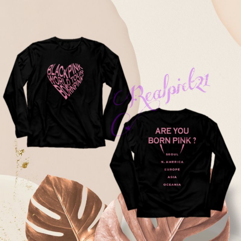 Jual KAOS LENGAN PANJANG DAN SWEATER CROP BLACKPINK KONSER KAOS VIRAL ...