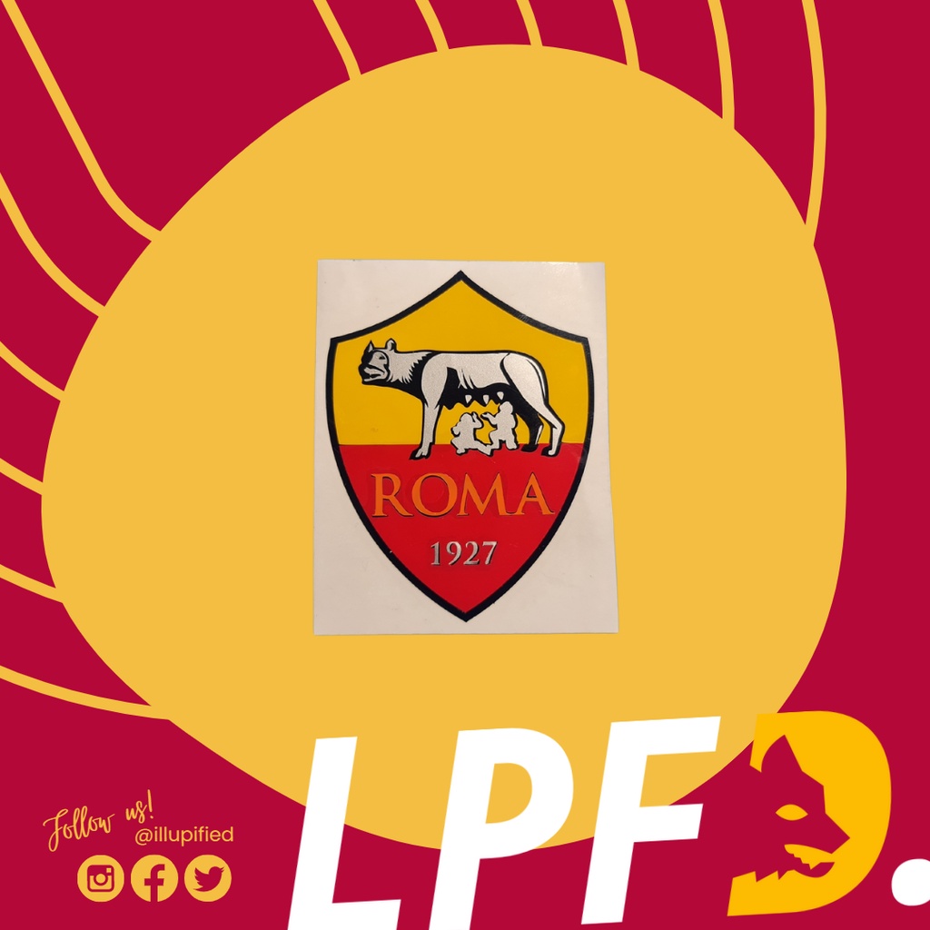 Jual Cutting Sticker AS Roma | Shopee Indonesia