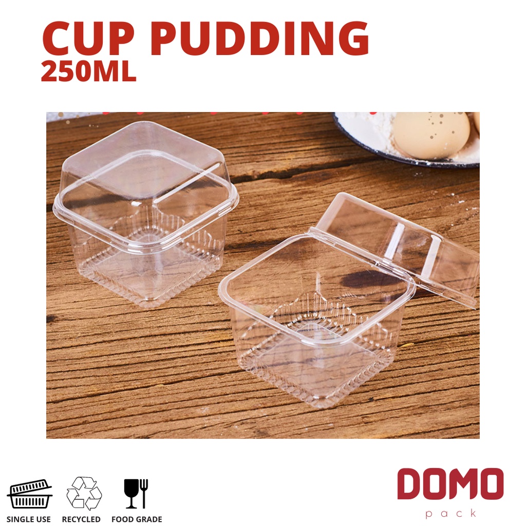 Jual Cup Puding 250ml / Cup Cake 250ml / Cup tiramisu - isi 10pc ...