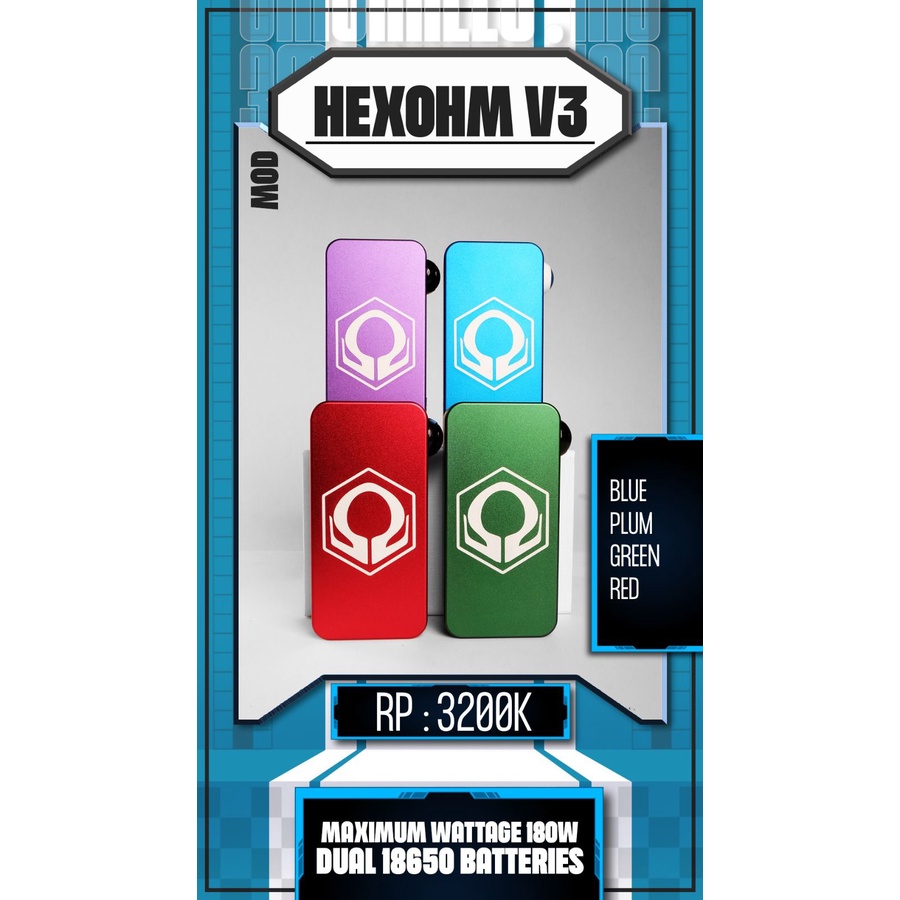 Jual Hexohm V3 Anodized Mod by Vape Zoo | Shopee Indonesia