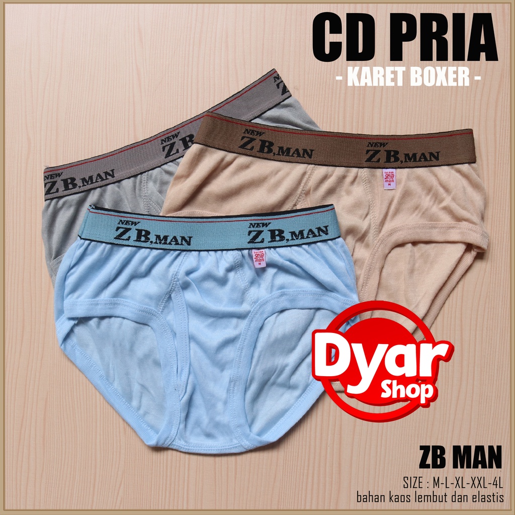 Jual CD ZB Man Karet BOXER || Celana Dalam Pria Murah Berkwalitas Karet ...