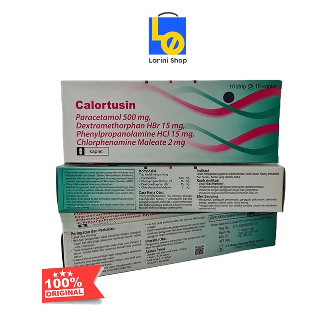 Jual CALORTUSIN TABLET (BOX) RAMA | Shopee Indonesia