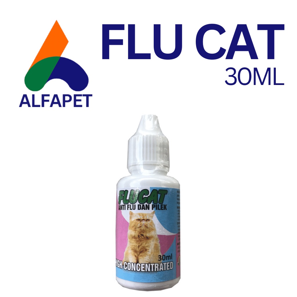 Jual Flucat obat pilek flu bersin kucing 30ml | Shopee Indonesia