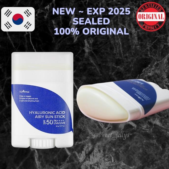 Jual ISNTREE HYALURONIC ACID AIRY SUN STICK SPF 50+ PA++++ Sunscreen ...