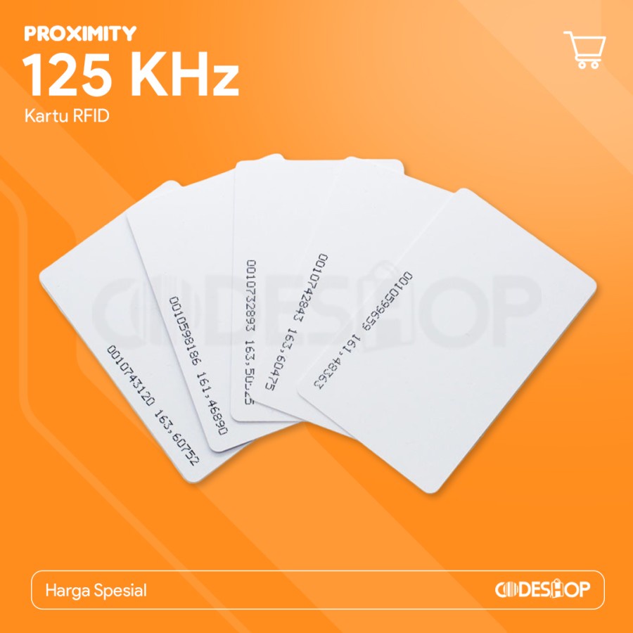 Jual Kartu Rfid 125khz / Rfid Card 125khz / Kartu Proximity ( Read Only ...