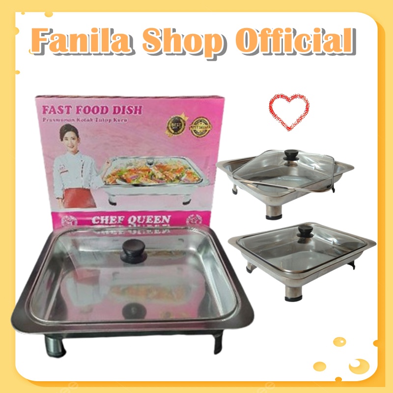 Jual Fast Food Dish Tutup Full Kaca Tempat Prasmanan Nampan | Shopee ...