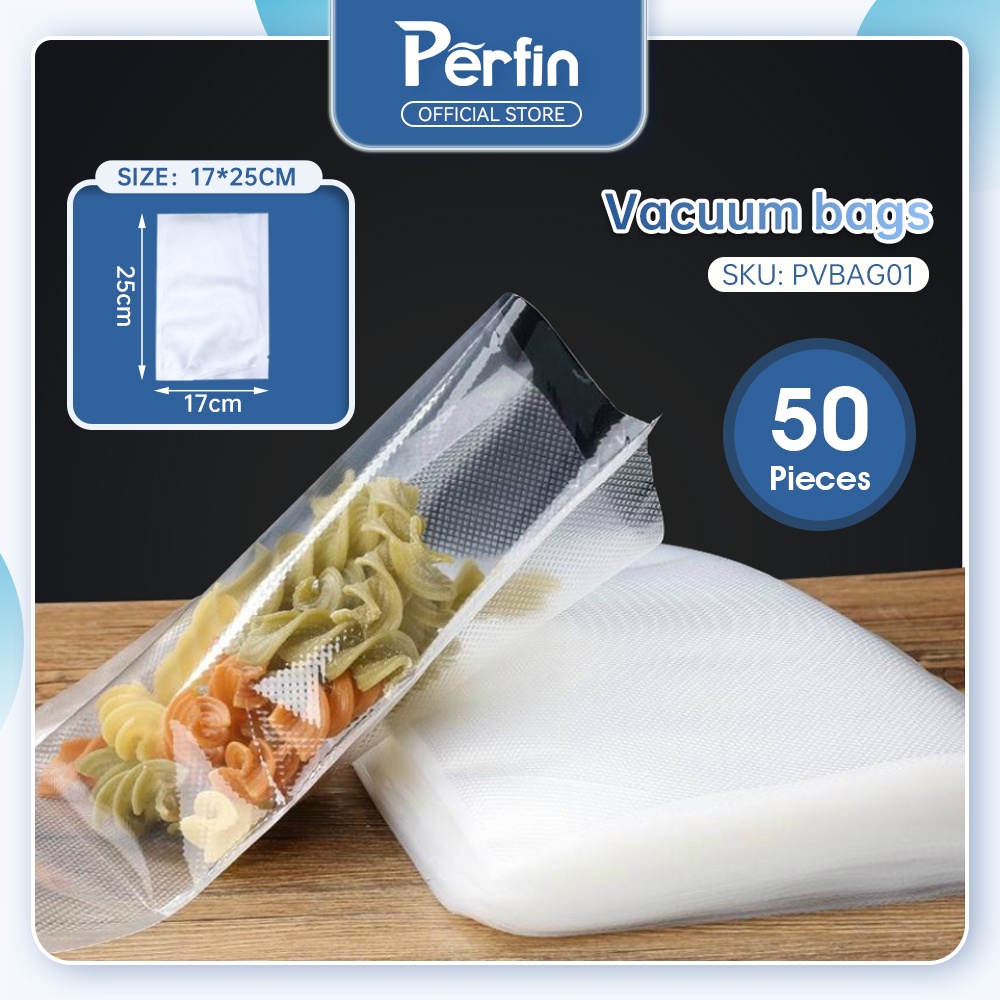 Jual Perfin PVBAG01 Vacum Makanan Vacuum Sealer Plastic Kantong Plastik ...