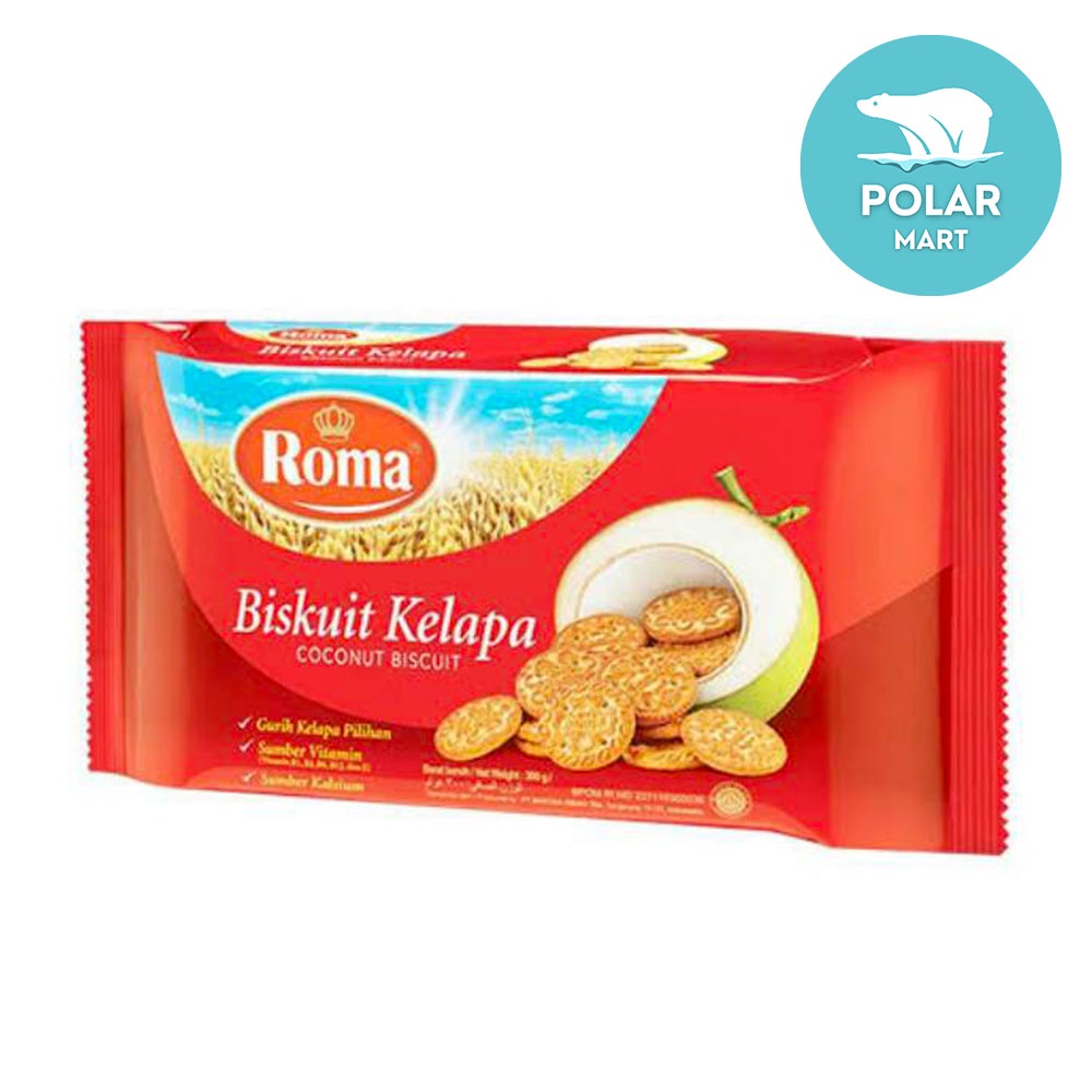 Jual Roma Biskuit Kelapa Snack 300 Gram | Shopee Indonesia