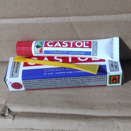 Jual Lem Castol Contact Adhesive Tube Besar 21 ccm | Lem Kastol Kuning ...