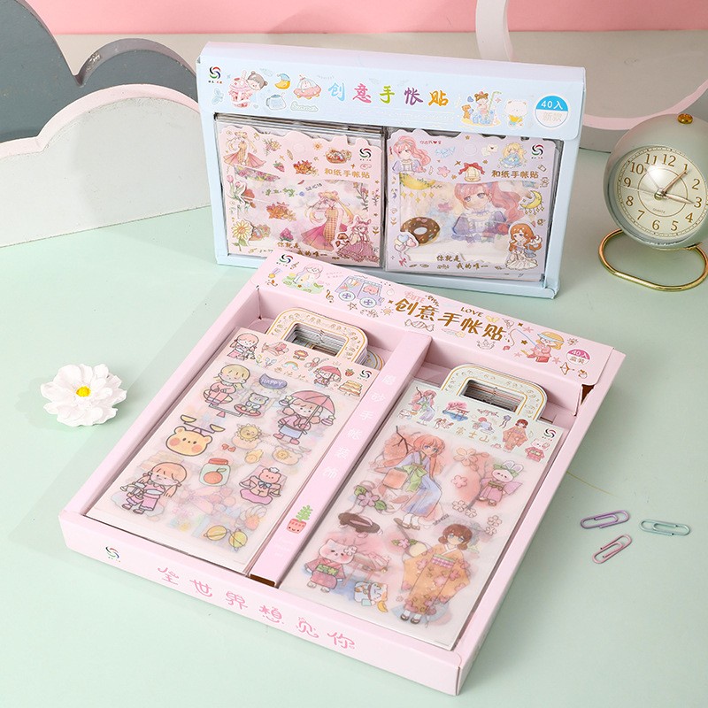 Jual Sticker Gantung Aesthetic Sticker Hias Buku | Shopee Indonesia