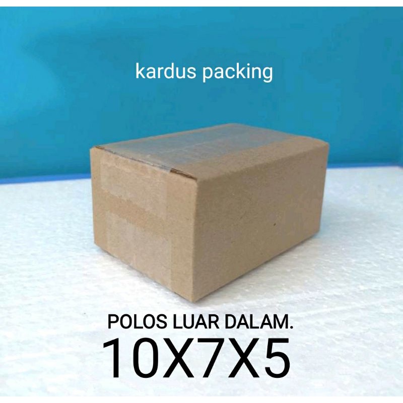 Jual Dus Packing 10 x 7 x 5 cm Kardus Box Karton Polos Murah | Shopee ...
