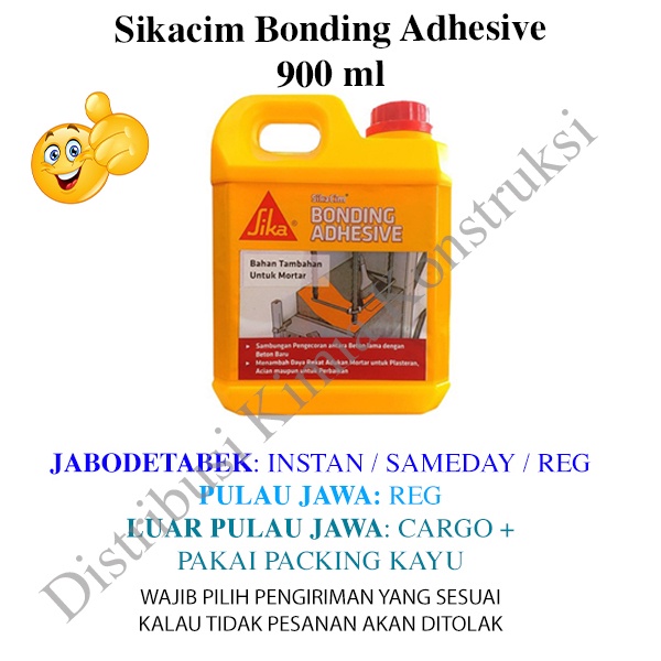 Jual Sikacim Bonding Adhesive Bonding Agent Lem Beton 900ml | Shopee ...