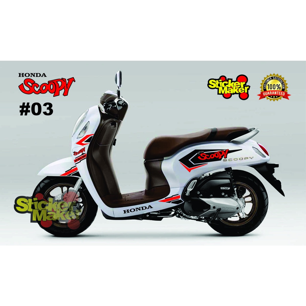 Jual COD stiker cutting variasi honda scoopy striping bodi scoopy 2019 ...