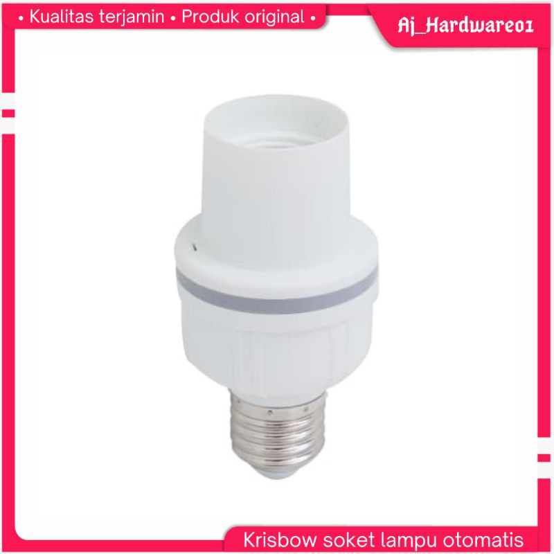Jual Krisbow Soket Lampu Otomatis Sensor Cahaya | Shopee Indonesia