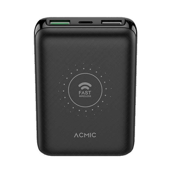 Jual Acmic W10PRO Wireless PB 10000mAh - Black | Shopee Indonesia
