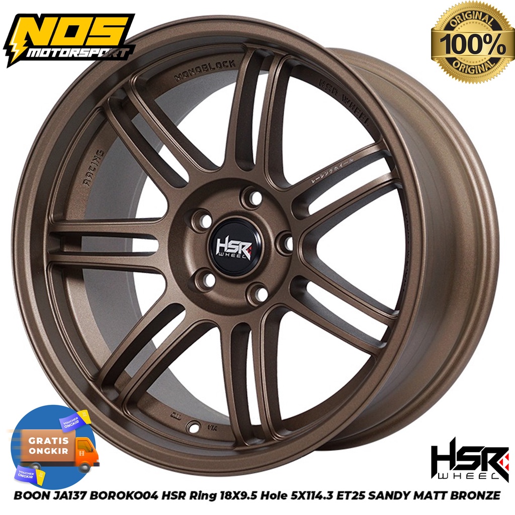 Jual PELEK RACING MODEL SEMI CELONG LEBAR 9,5 R18 WARNA BRONZE LUBANG ...