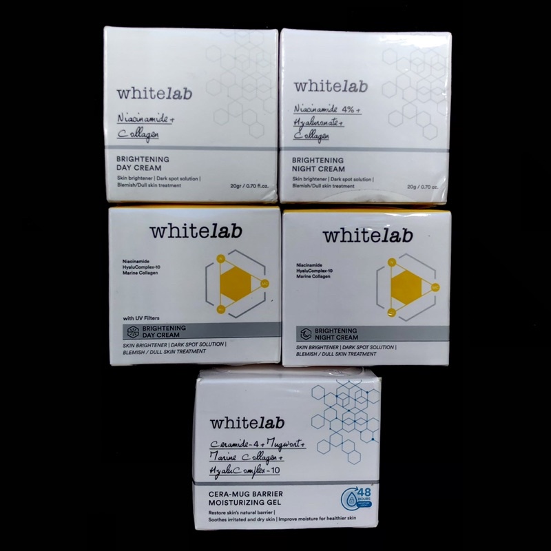 Jual Whitelab Brightening Day Cream / Night Cream / Cera-mug Barrier ...